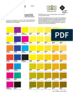Pantone Color Chart For CMYK | PDF | Light | Image Processing