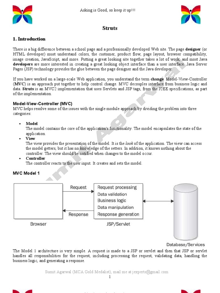 Struts Mvc Framework Explained Pdf Java Server Pages Modelview