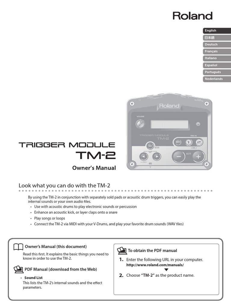 Look What You Can Do With The TM-2: Owner's Manual (This Document) To ...