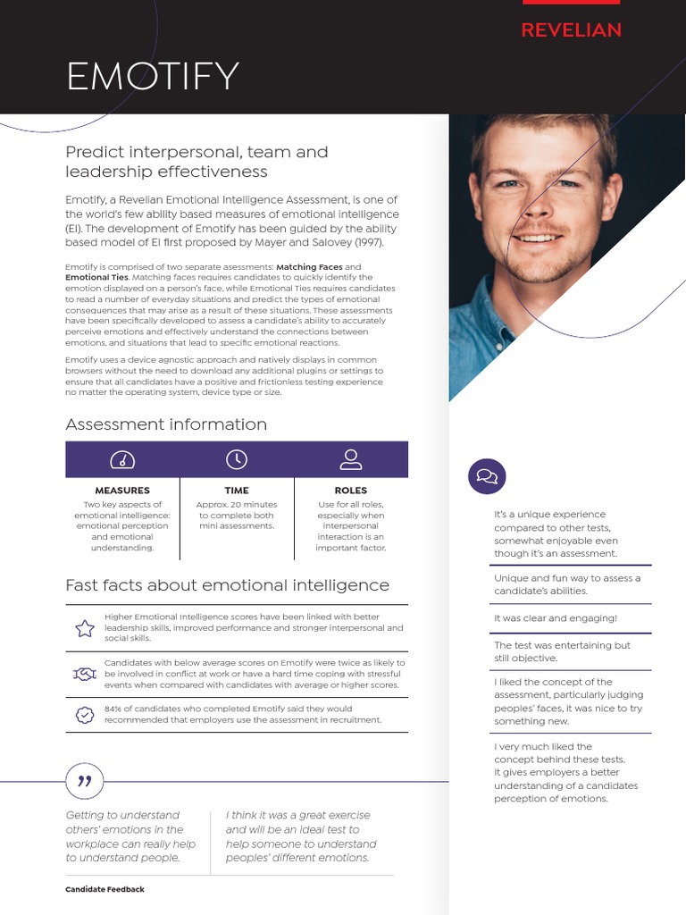 Emotify: Predict Interpersonal, Team and Leadership Effectiveness | PDF ...