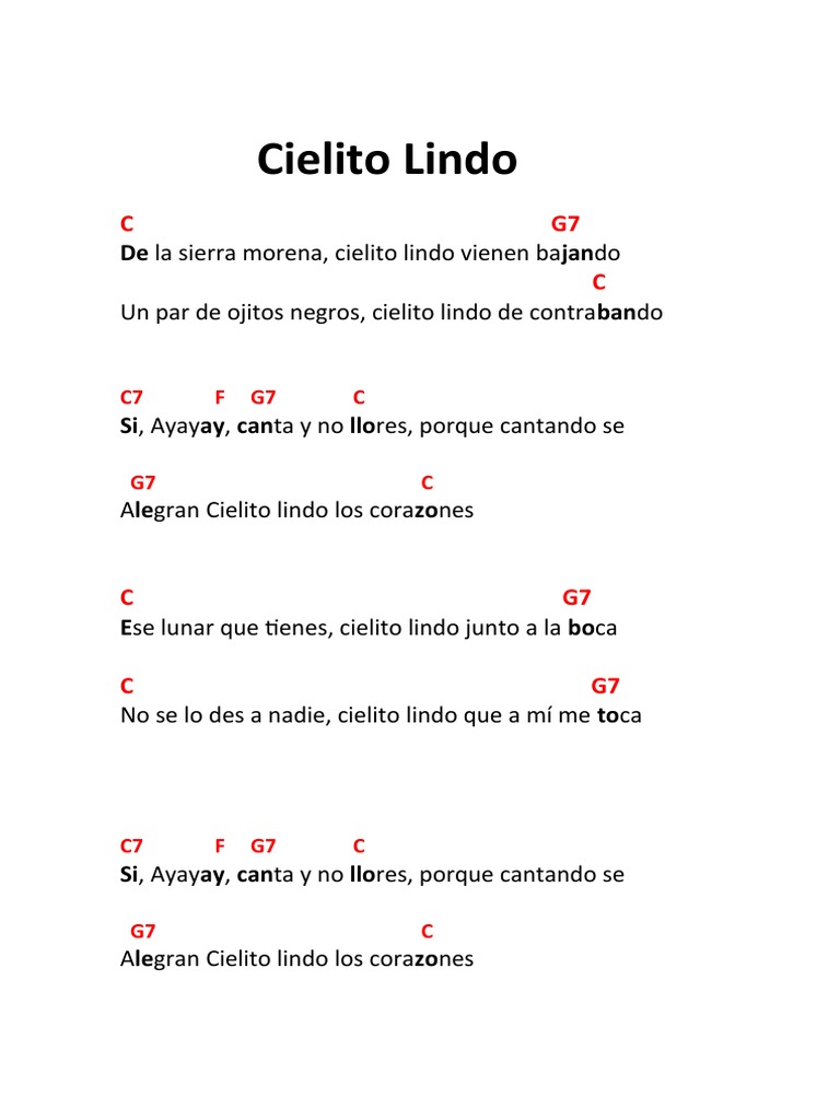 Cielito Lindo | PDF