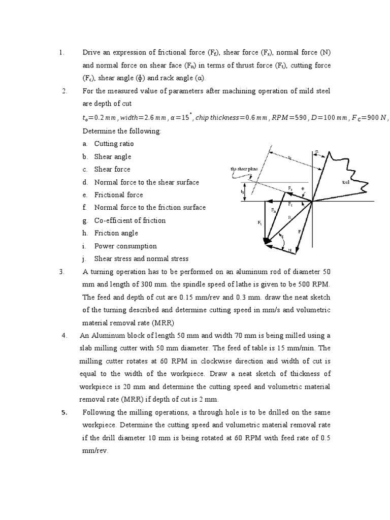 Mechanical Engineering Calculations | PDF