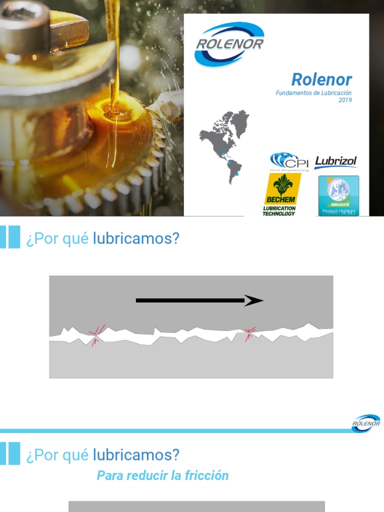 Fundamentos de Lubricación | PDF | Engranaje | Lubricante