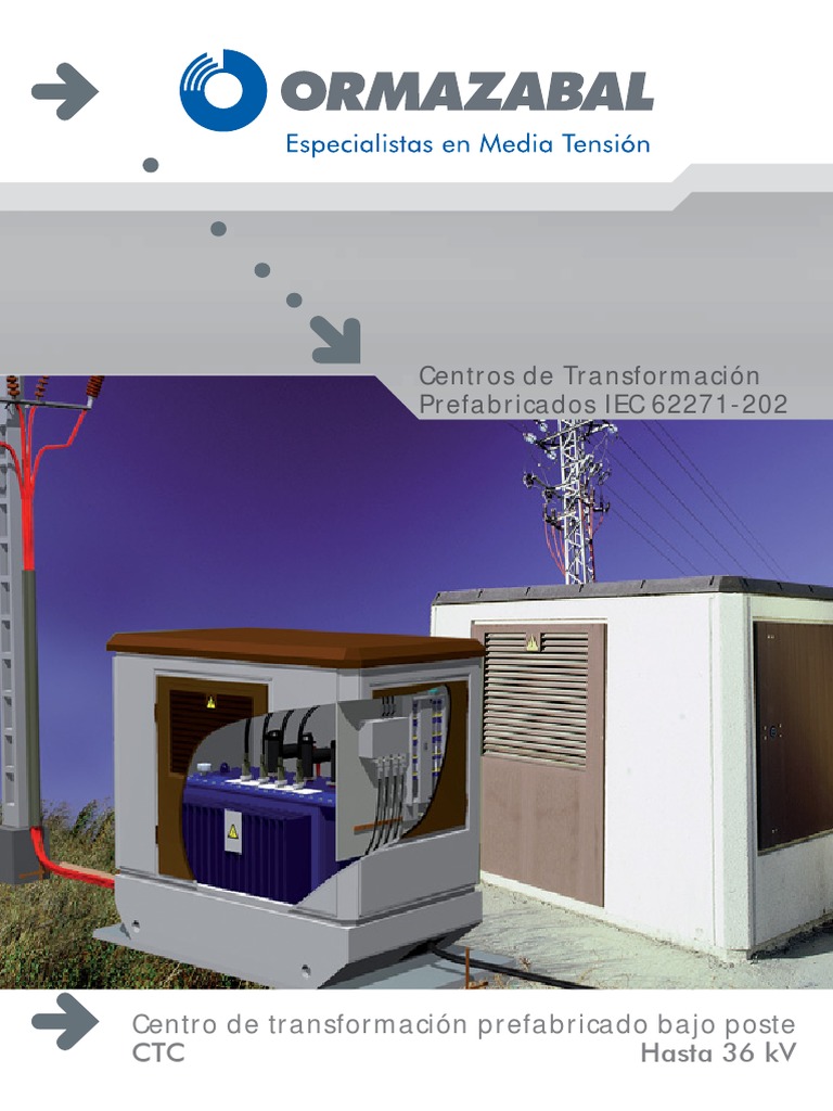Ormazabal Bajo Poste | PDF | Subestacion electrica | Transformador