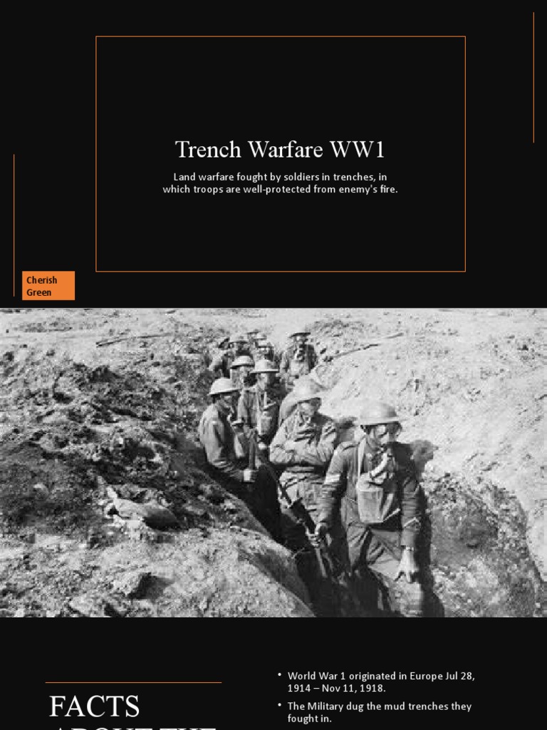 Trench Warfare WW1: Land Warfare Fought by Soldiers in Trenches, in ...