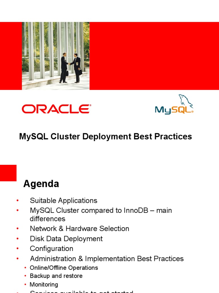 Mysql Cluster Deployment Best Practices | PDF | My Sql | Cache (Computing)