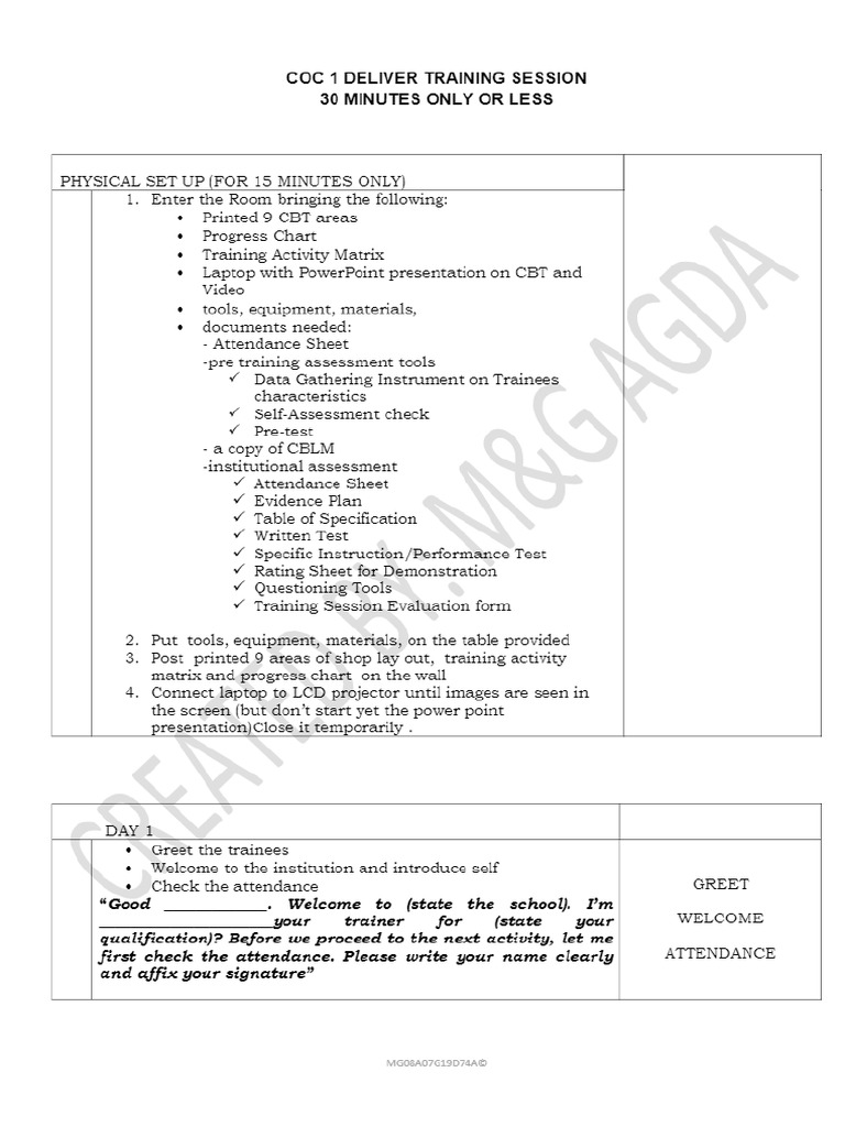 Coc1 Script-P PDF | PDF