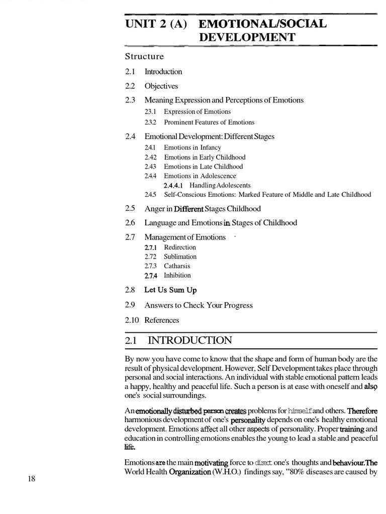 Emotional Development PDF | PDF | Emotions | Adolescence