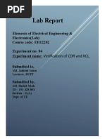 Experiment No.-1 Date: Verification of KVL and KCL For DC Circuits ...