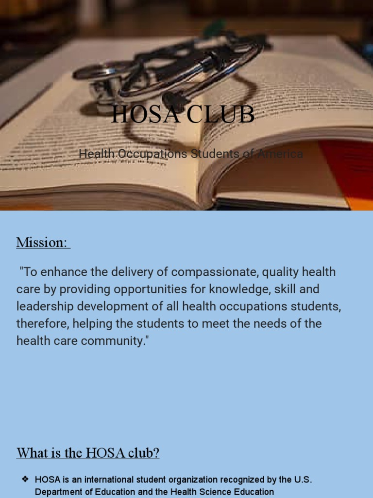 Hosa Intro Presentation | PDF