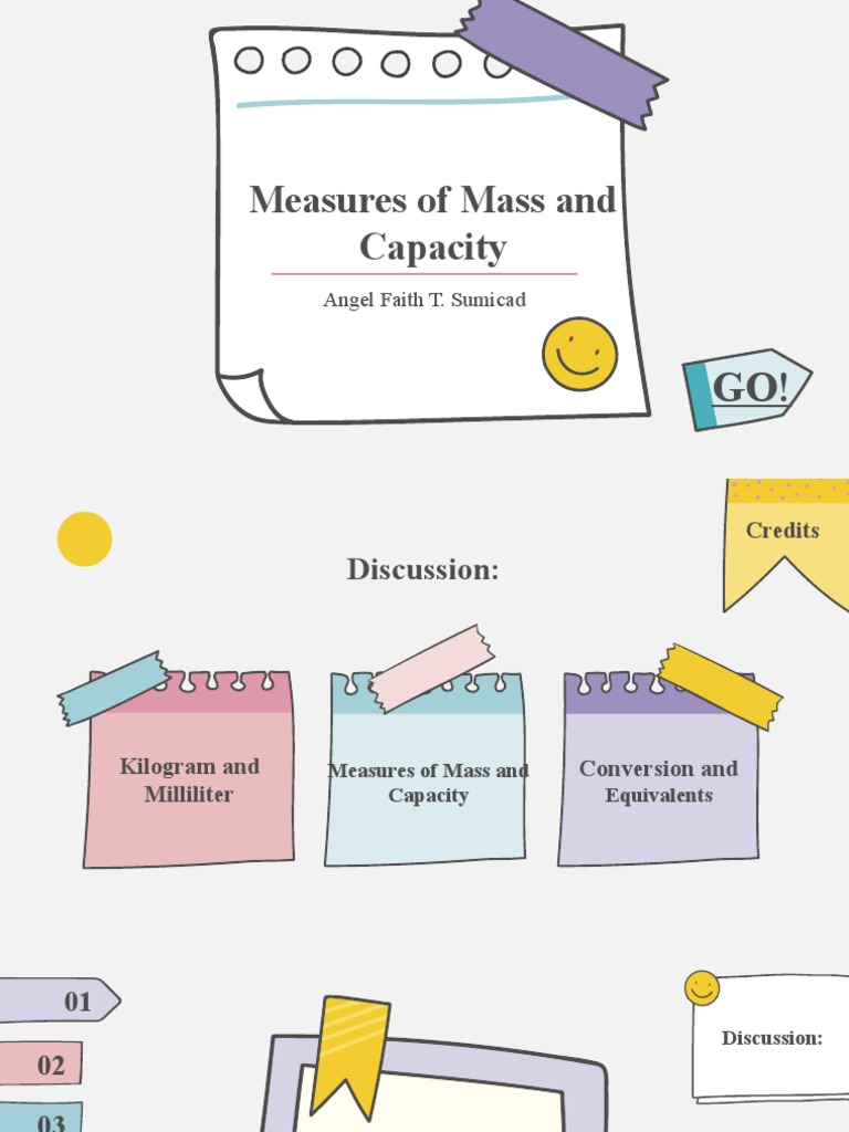 Measures of Mass and Capacity | PDF