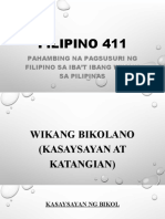 Wikang Bikolano | PDF