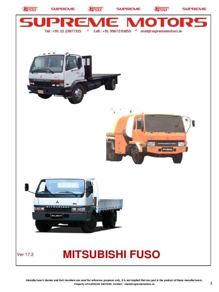 Supreme Motors - Fuso | PDF | Manual Transmission | Piston