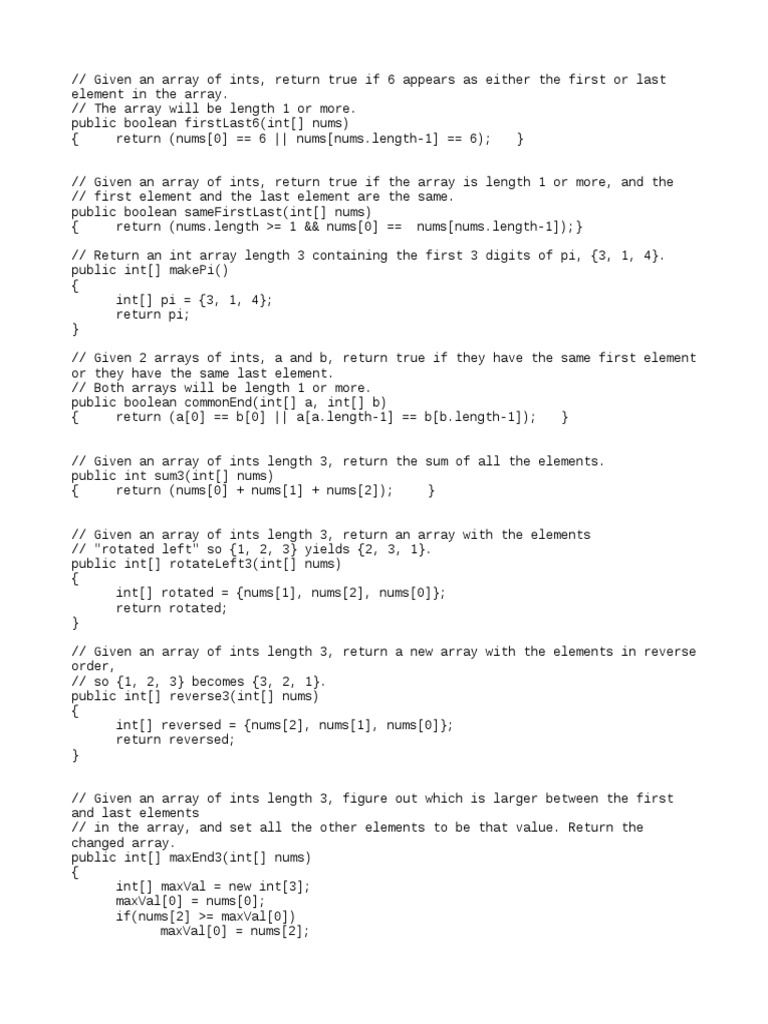 Array1 Pdf Array Data Structure Computer Programming