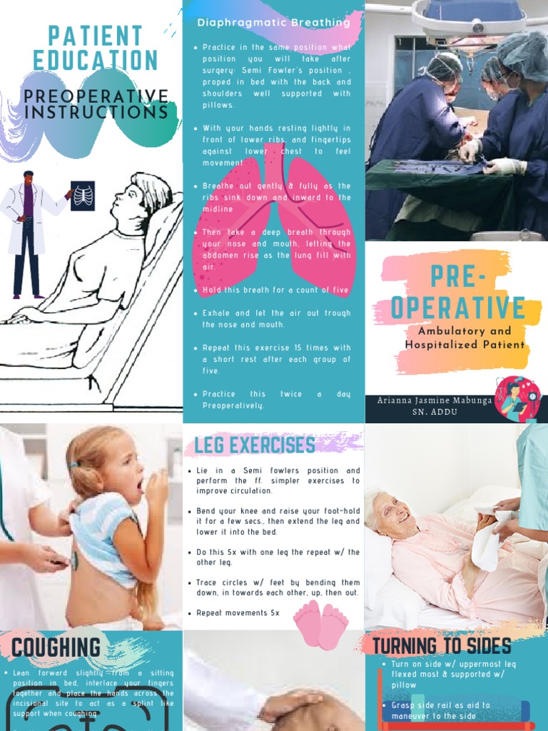 Patient Education: Pre-Operative | PDF | Breathing | Thorax