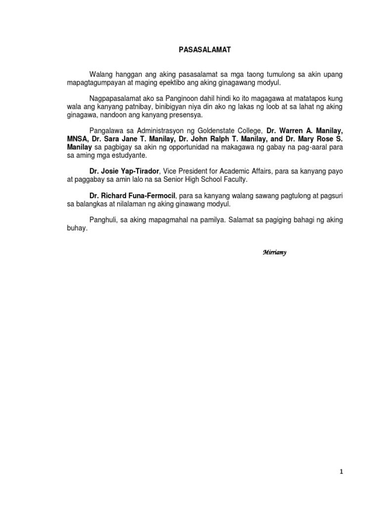 Fil 121 Module | PDF