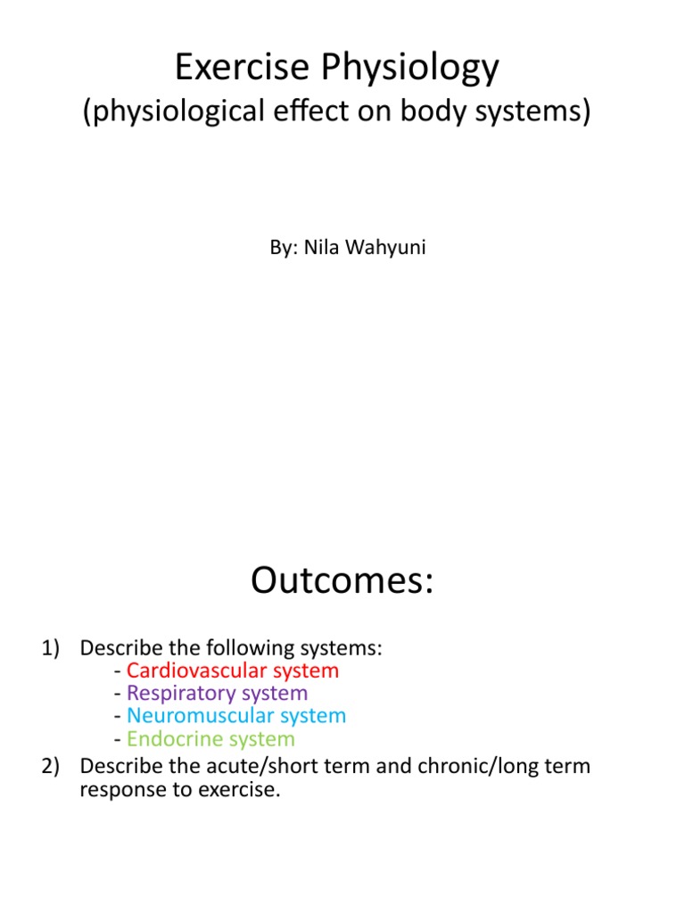 Exercise Physiology PPT (27 September 2018) | PDF | Breathing ...