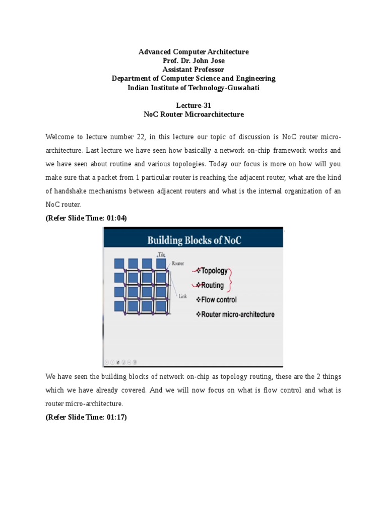 Lec 31 | PDF | Cpu Cache | Router (Computing)
