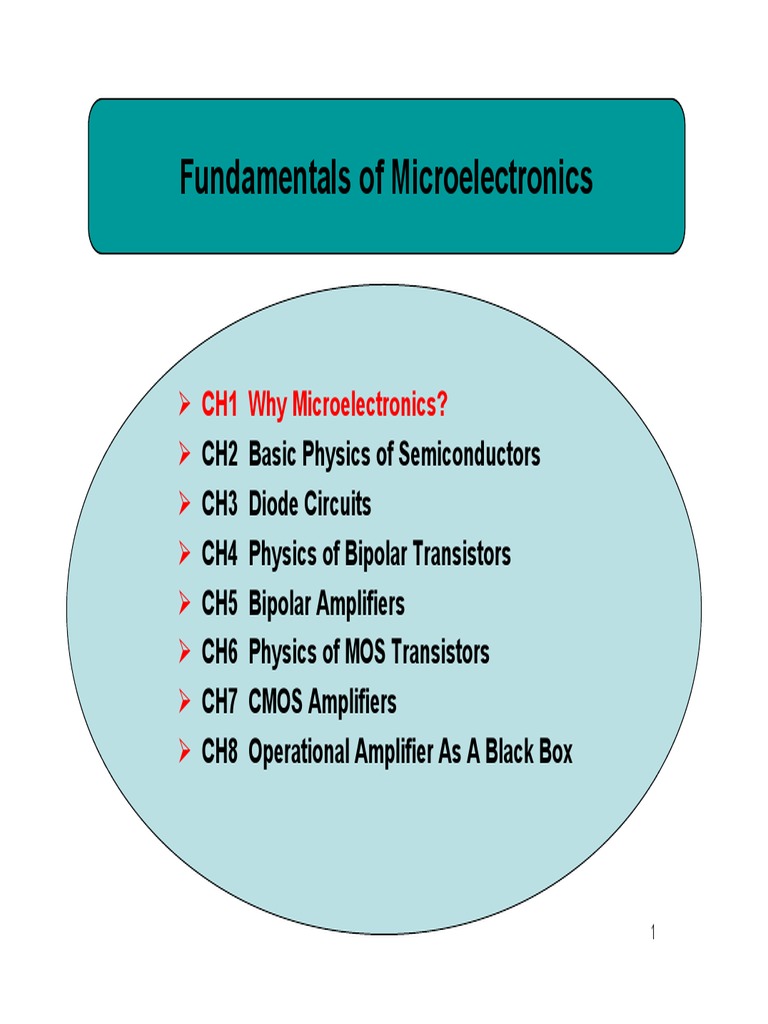 Fundamentals of Microelectronics | PDF
