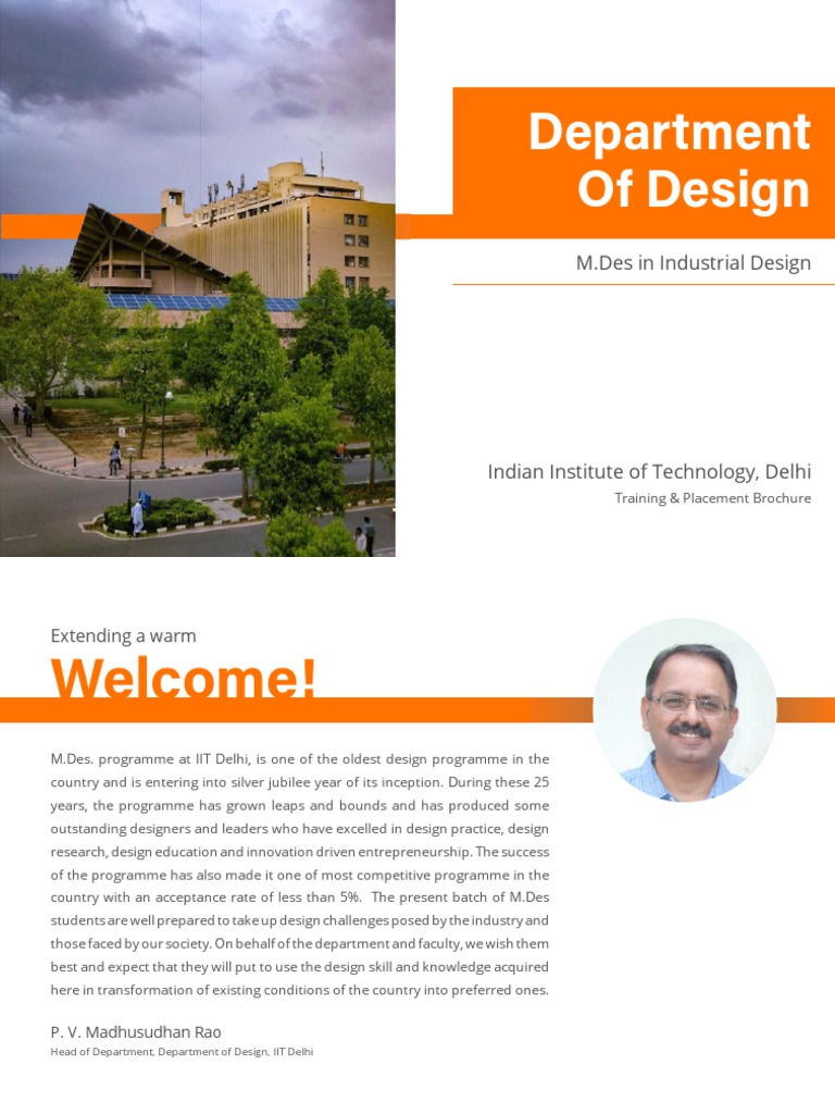 M.Des IIT Delhi Brochure PDF | PDF | User Interface | Design