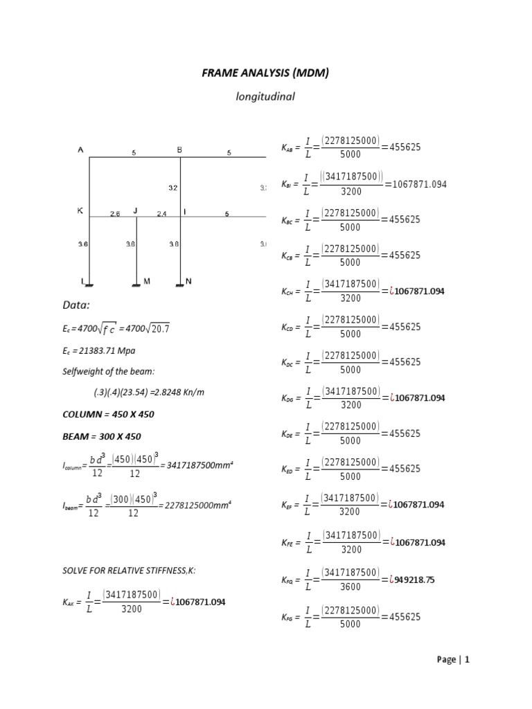 Longitudinal: Frame Analysis (MDM) | PDF