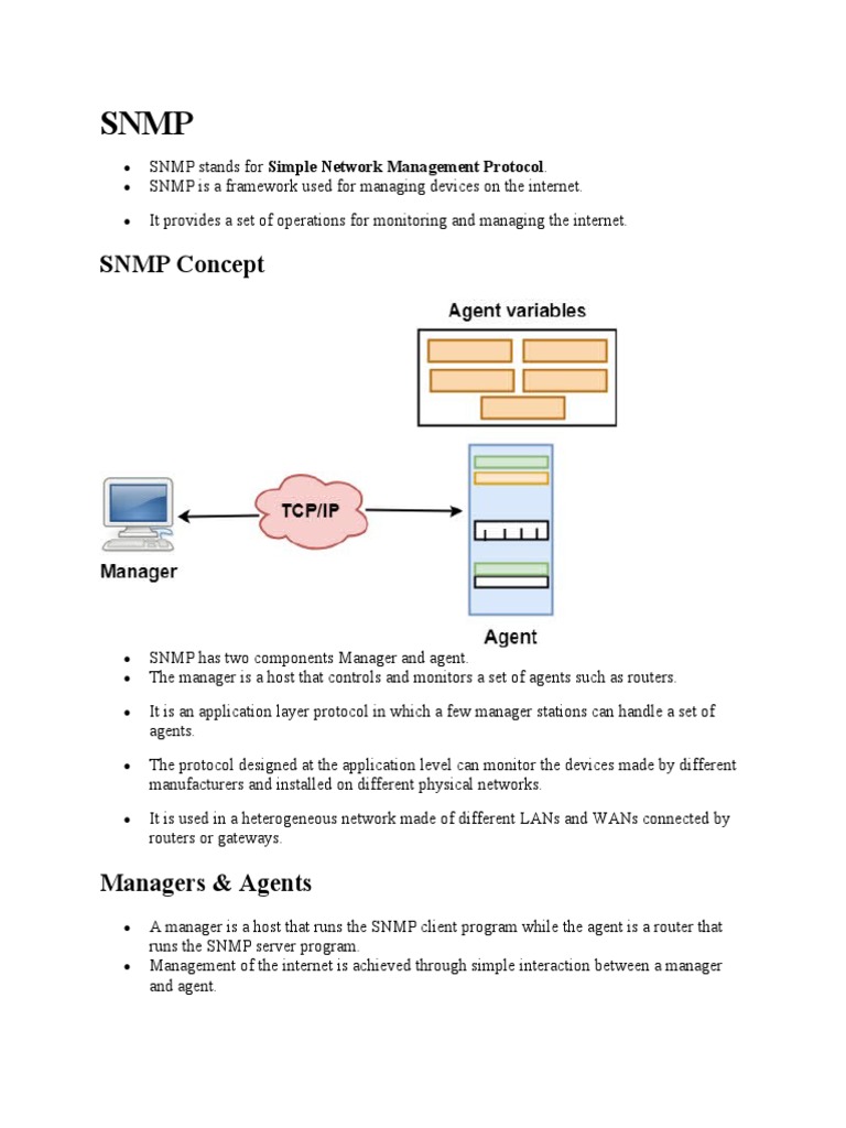 SNMP | Download Free PDF | Computer Data | Computer Networking