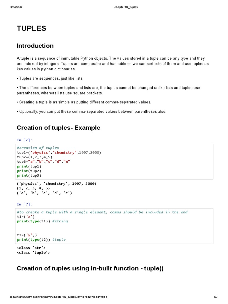 Tuples: 'Physics' 'Chemistry' "A" "B" "C" "D" "E" | PDF | Bracket ...