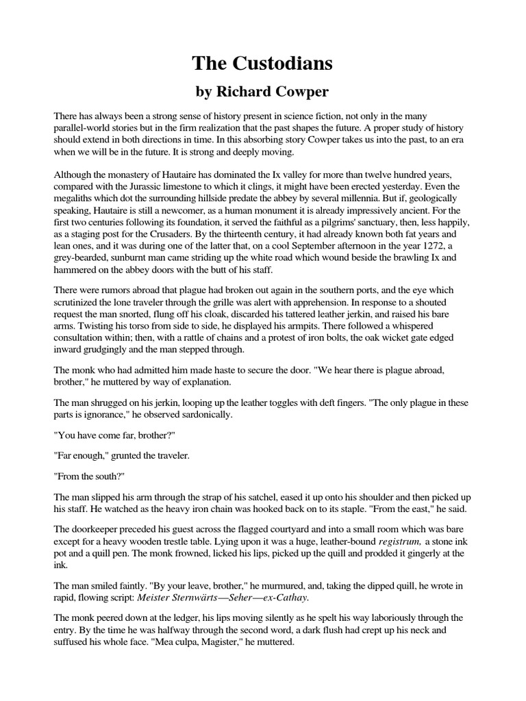 Pub The-Custodians PDF | PDF