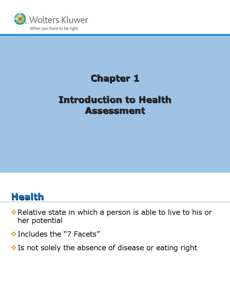 Introduction To Health Assessment | Download Free PDF | Nursing | Patient