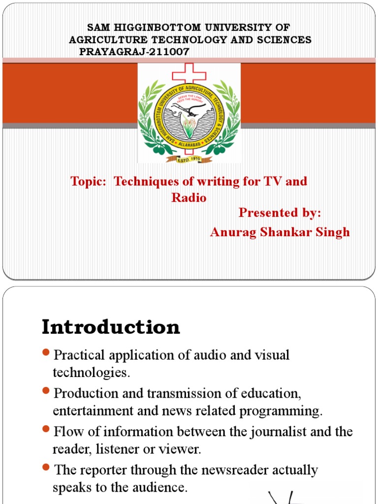 Techniques For Writing For TV and Radio | PDF | Broadcast Journalism | News