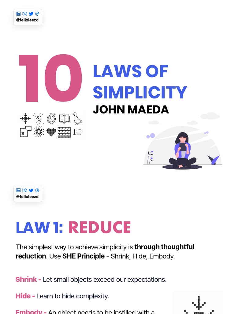 10 Laws of Simplicity PDF | PDF | Complexity | Cognitive Science