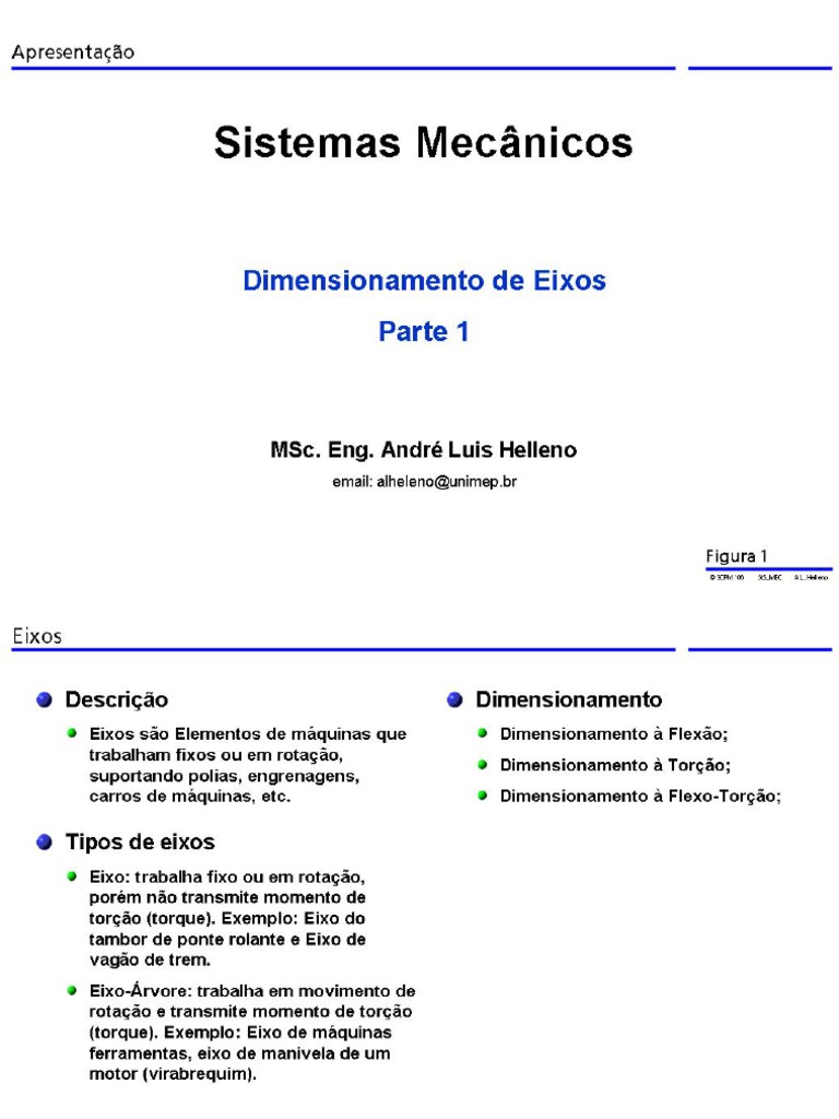Dimensionamento Eixo Parte1 | PDF