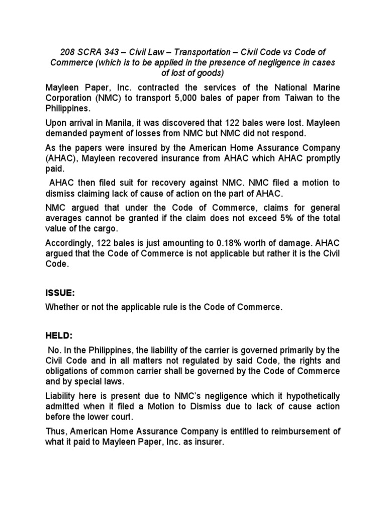 American Home Assurance Company Vs CA CD | PDF