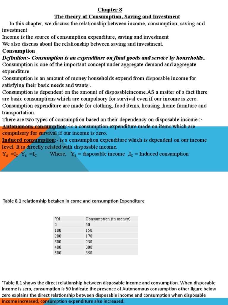 Economics Chapter 8 PPT For Consumption | PDF | Microeconomics | Economics