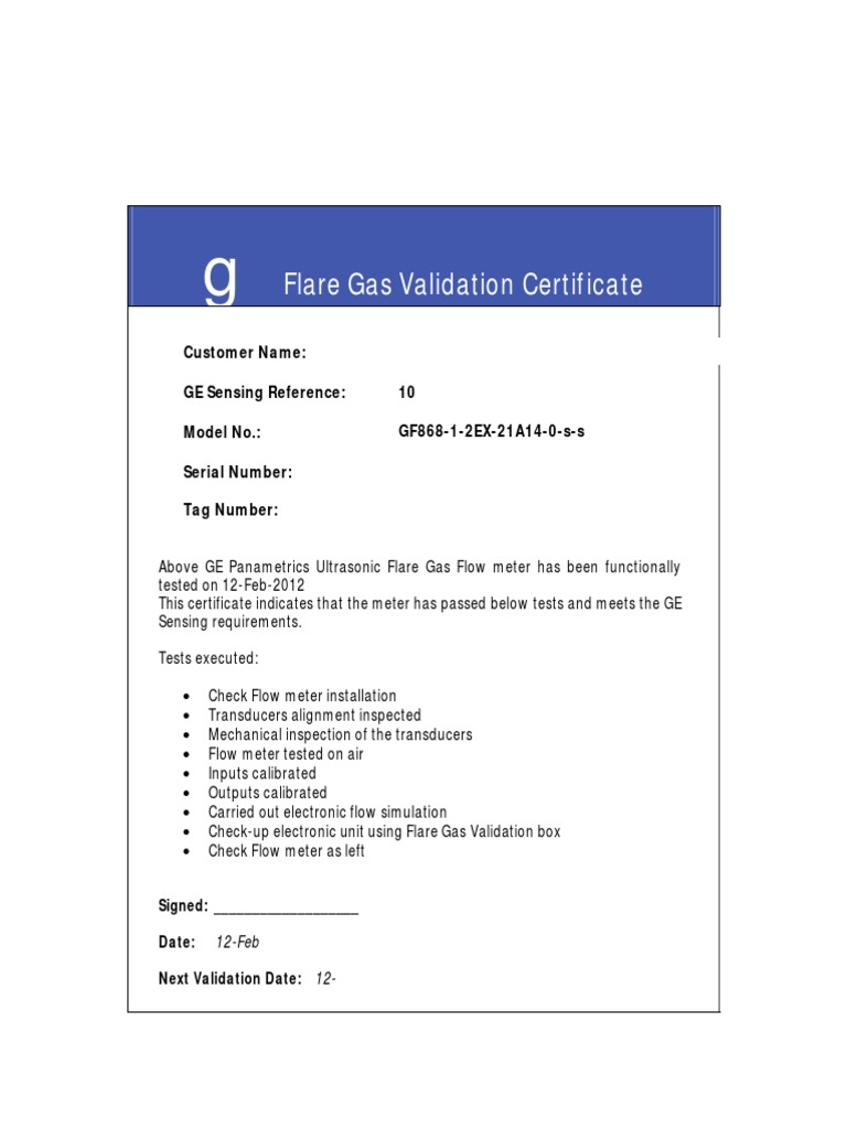 UK - Verification Certificate | PDF