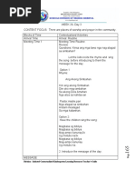 Kindergarten Matatag Curriculum Sample Lesson Plan | PDF