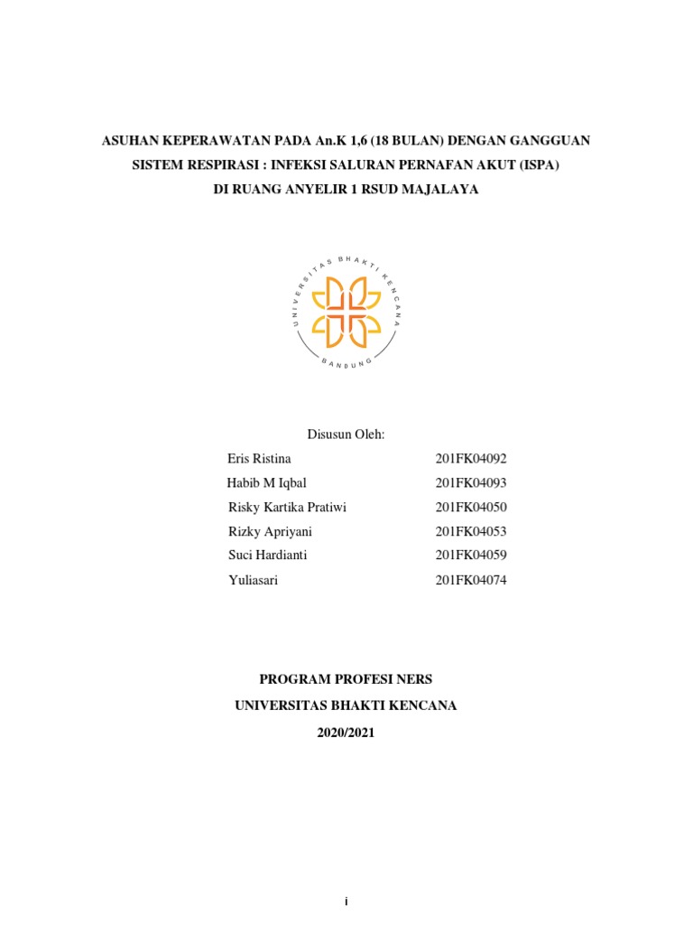 Askep Ispa - Kelompok 1 - Fix | PDF