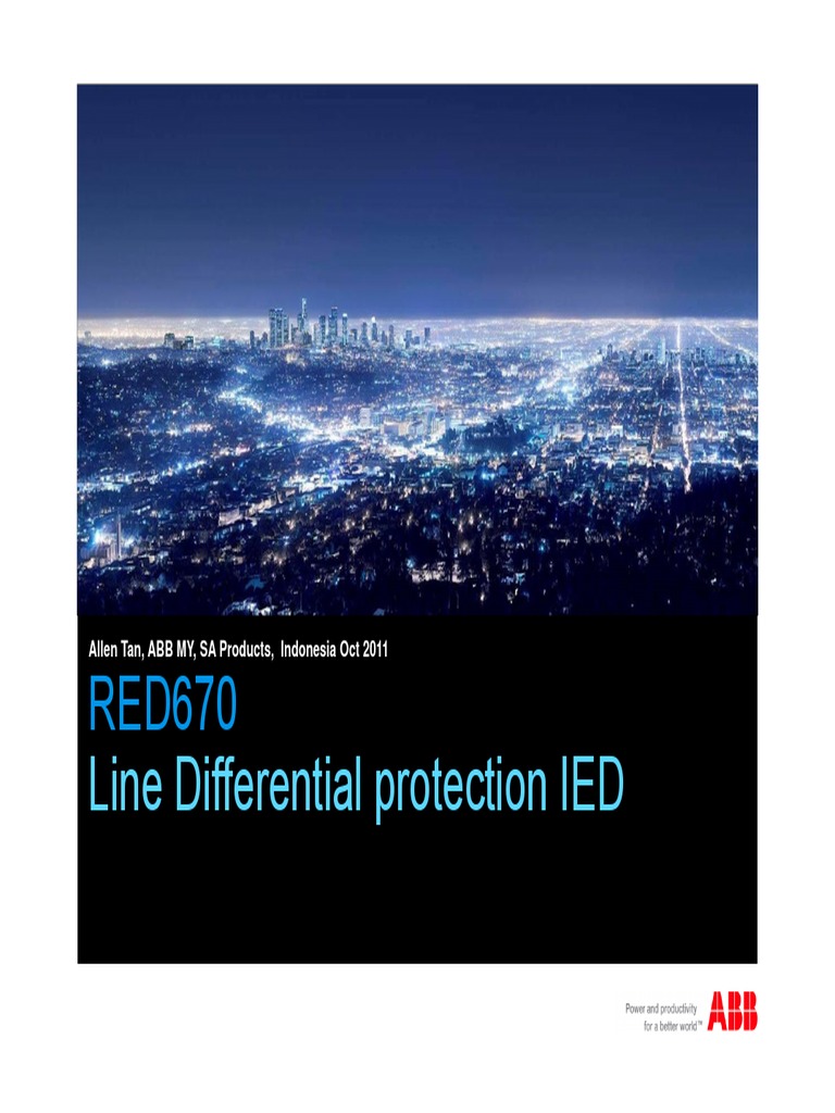 04 - Indonesia - RED670 - Line Differential Protection PDF | Download ...