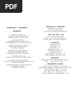La Mercerie Menu Highlights | PDF | Foods | Beverages