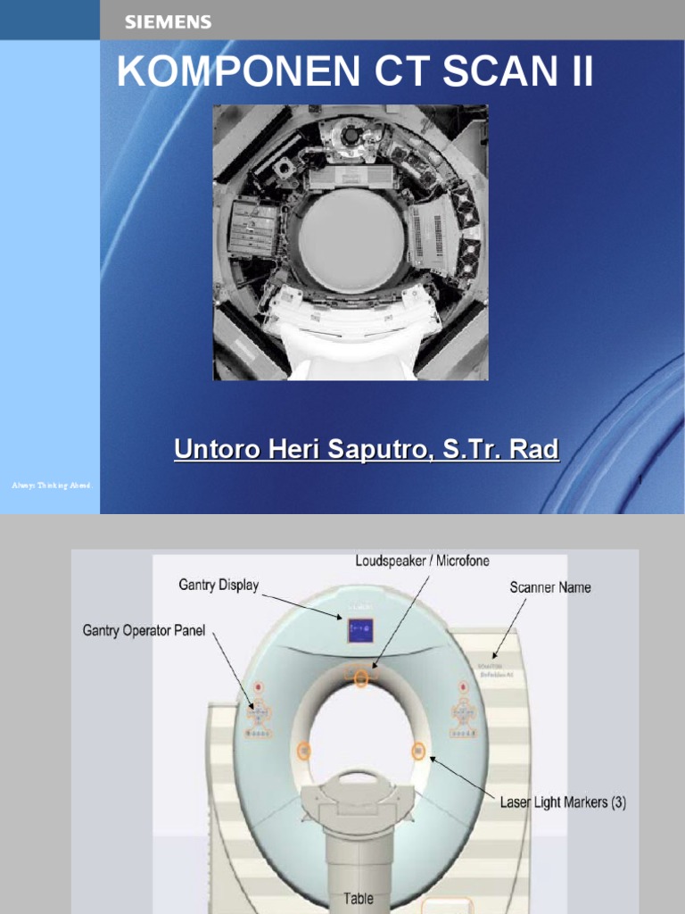 Komponen CT Scan Ii (Aksesoris Pada Komponen CT Scan) PDF, 49% OFF