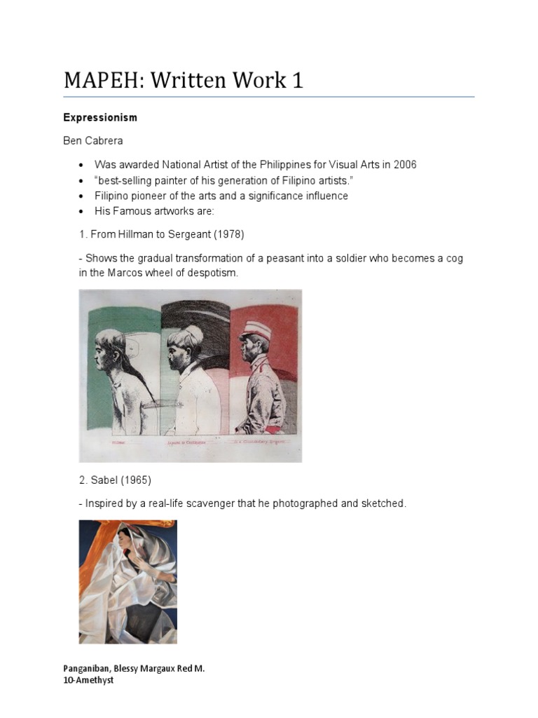 Expressionism in Philippine Art | PDF