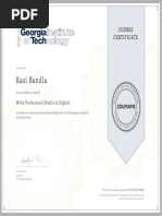Coursera Certificate PDF | PDF
