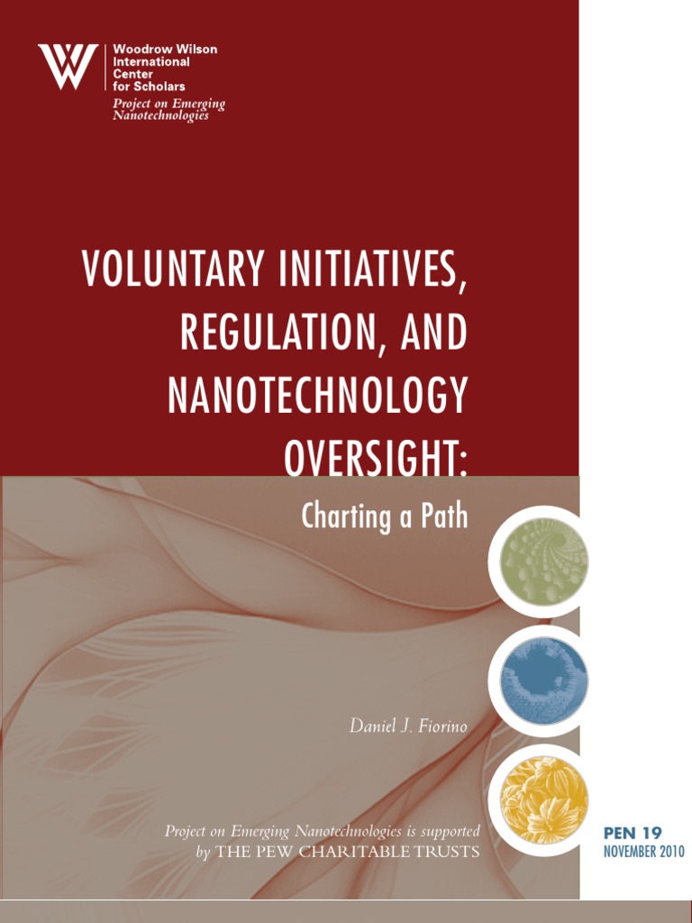 Voluntary Initiatives, Regulation, and Nanotechnology Oversight | PDF ...