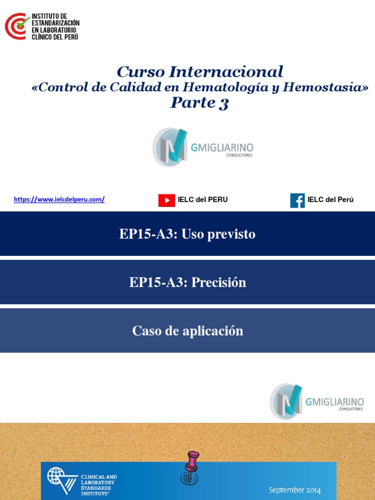 Parte 3 - EP 15 A3 Precisión | PDF | Exactitud y precisión | Medición