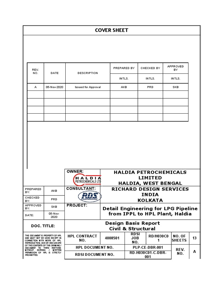 Cover Sheet | Download Free PDF | Deep Foundation | Structural Steel