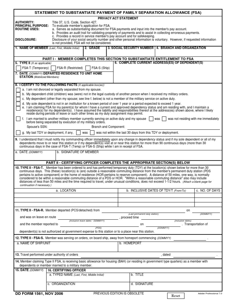 DD1561 | PDF | Social Security (United States) | Social Security Number