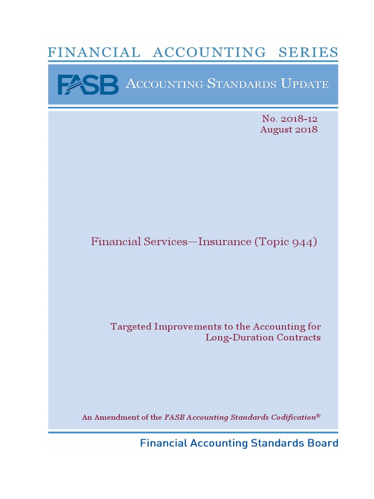 Asc 2018-12 | Download Free PDF | Financial Accounting Standards Board ...