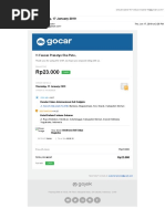 Example of Gojek Invoice | PDF | Jakarta