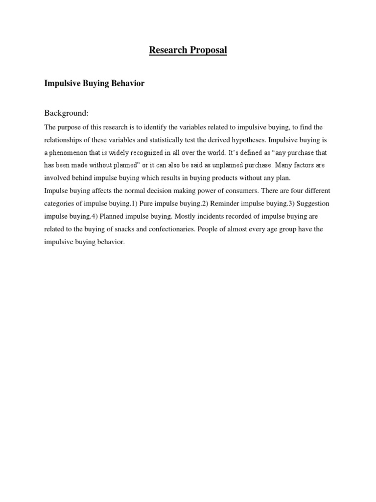 research proposal | Questionnaire | Research Design