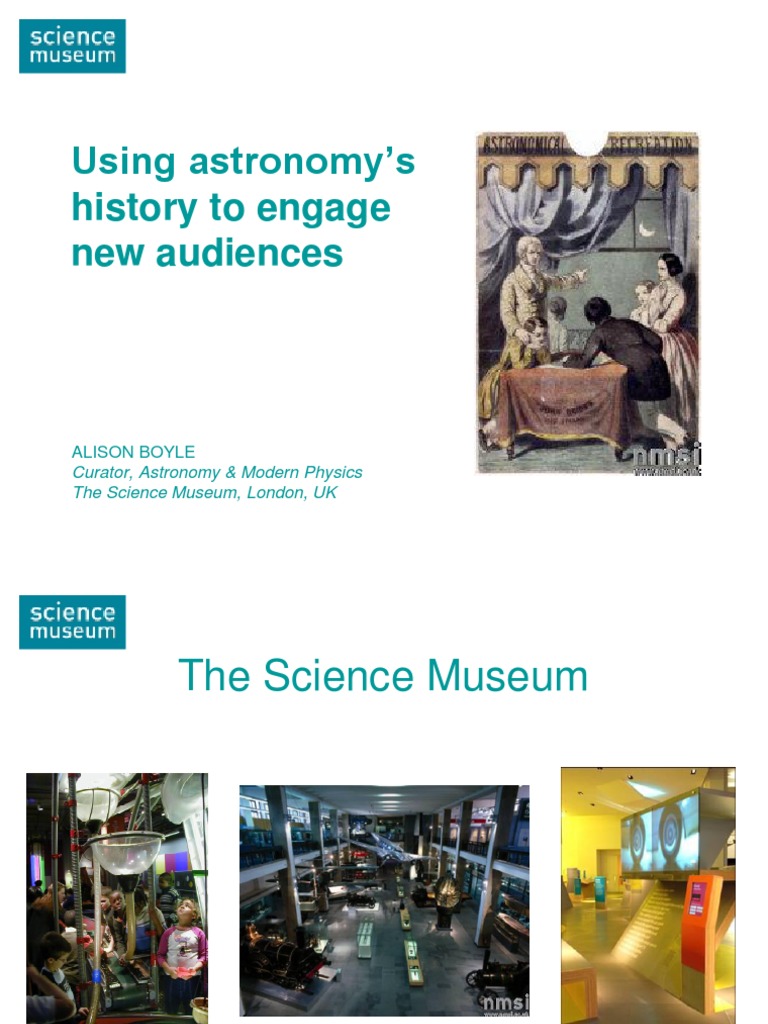 Using Astronomy's History To Engage New Audiences: Alison Boyle ...